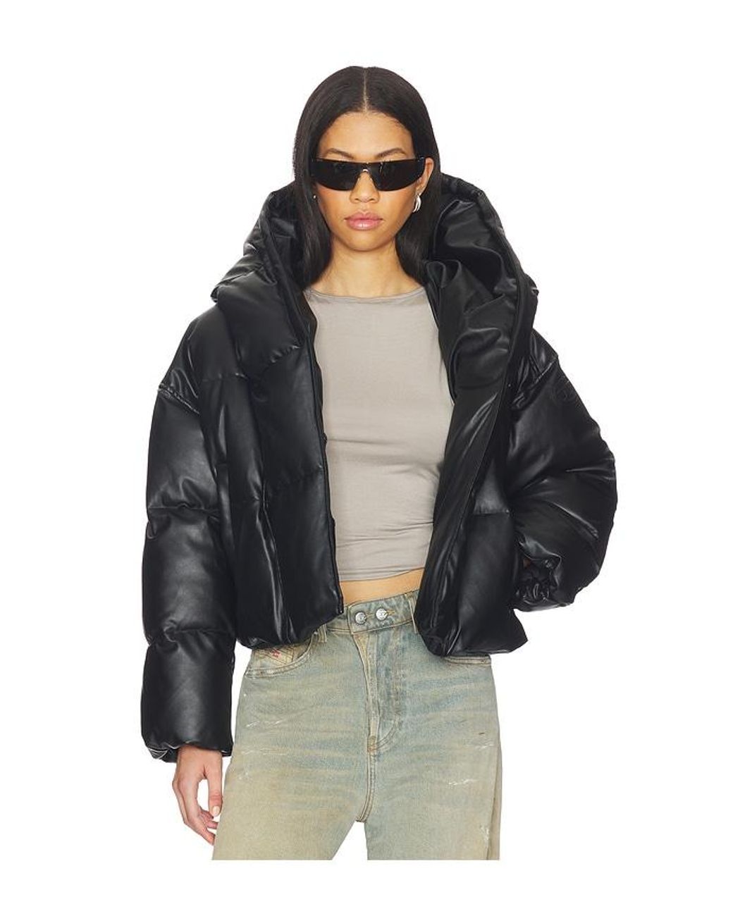 DIESEL Willey Puffer Jacket in Black | Lyst