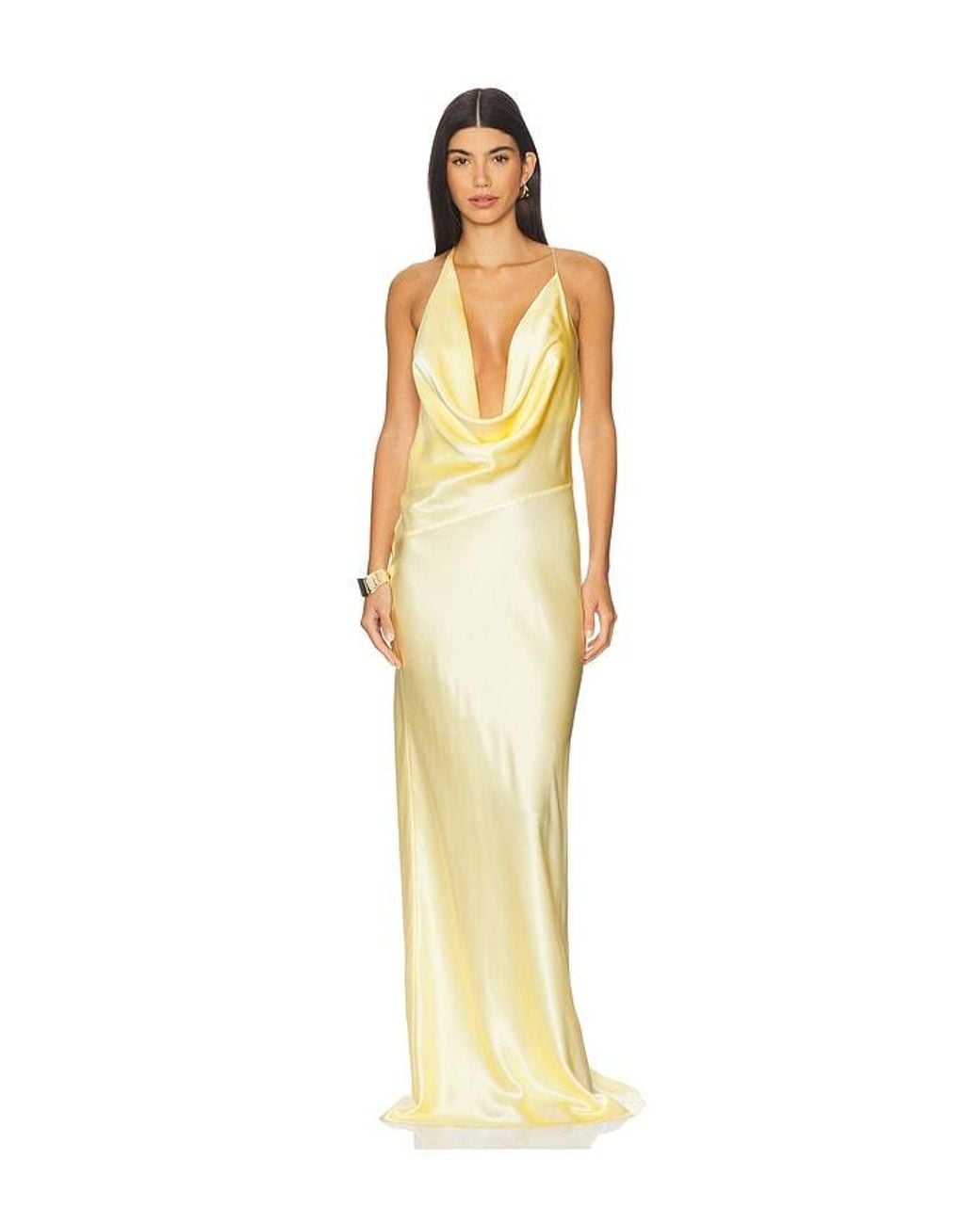 Natalie Rolt Gabi Gown in Metallic | Lyst