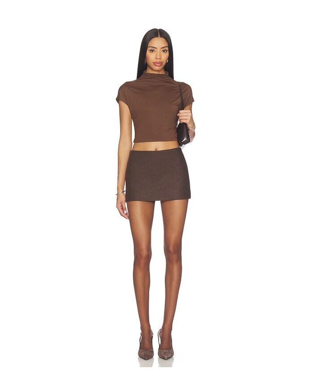 Nakedvice The Bryce Top in Brown | Lyst UK