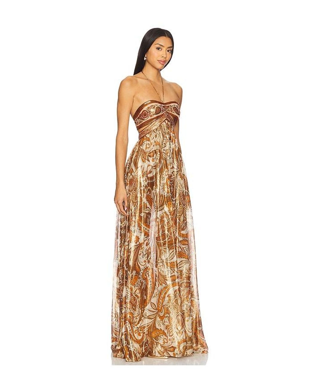 retroféte Kimmy Dress in Natural | Lyst