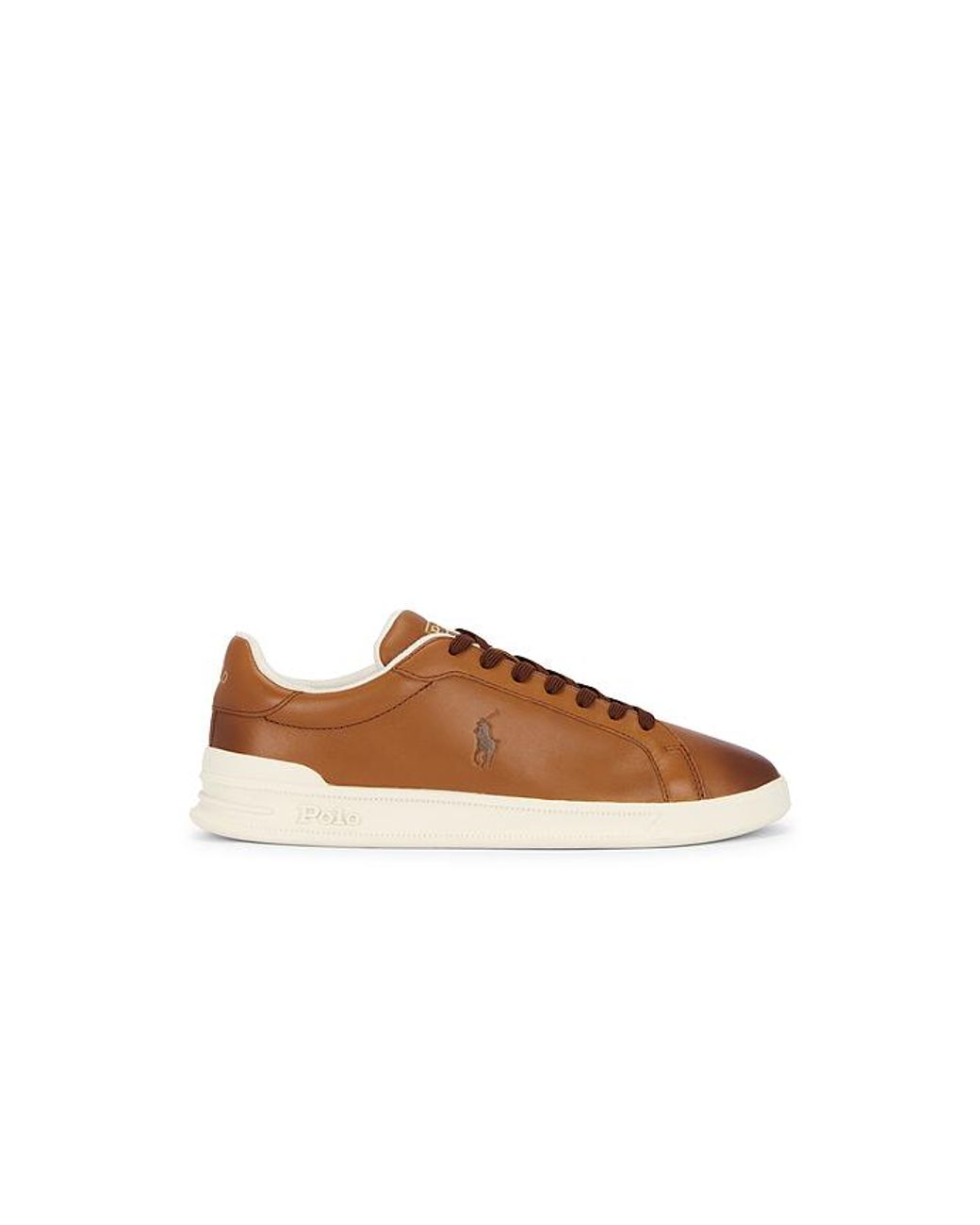 Polo Ralph Lauren Court Ii Sneaker in Brown for Men | Lyst UK