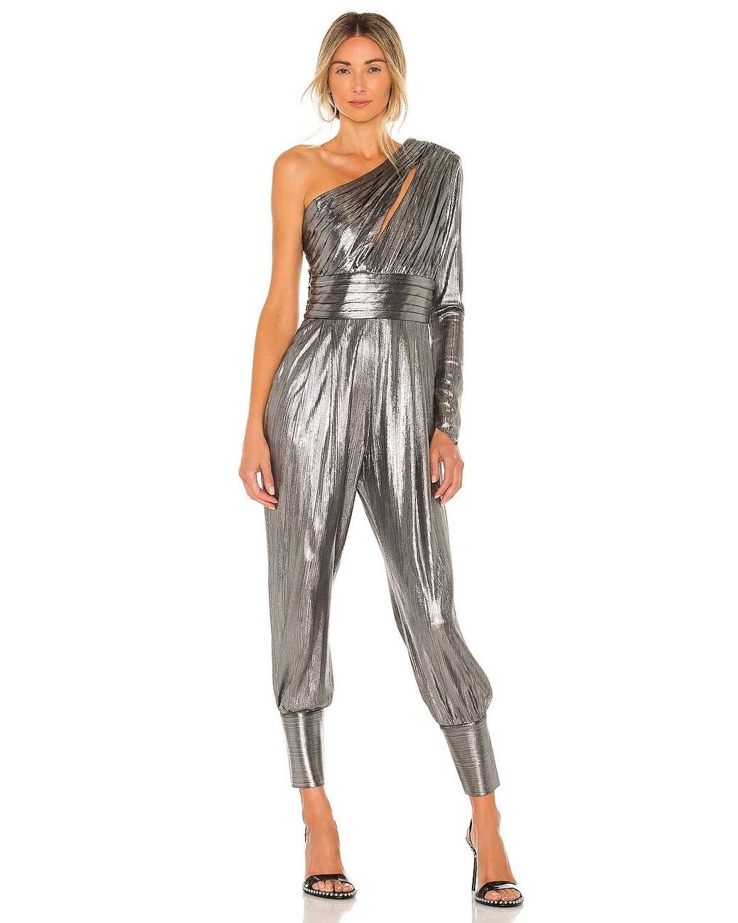retroféte Timi Jumpsuit in Metallic | Lyst