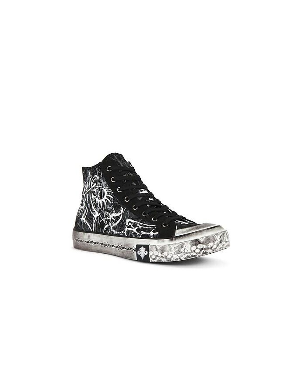 Affliction Skeleton Shoe in Black for Men | Lyst Australia