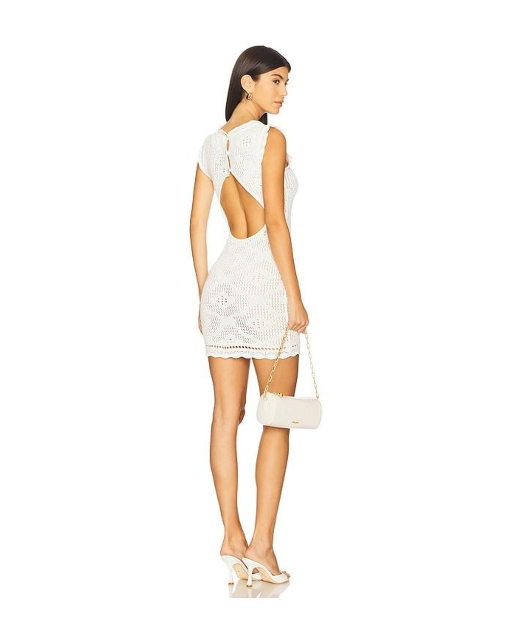 Asta Resort Eve Crochet Mini Dress | Lyst