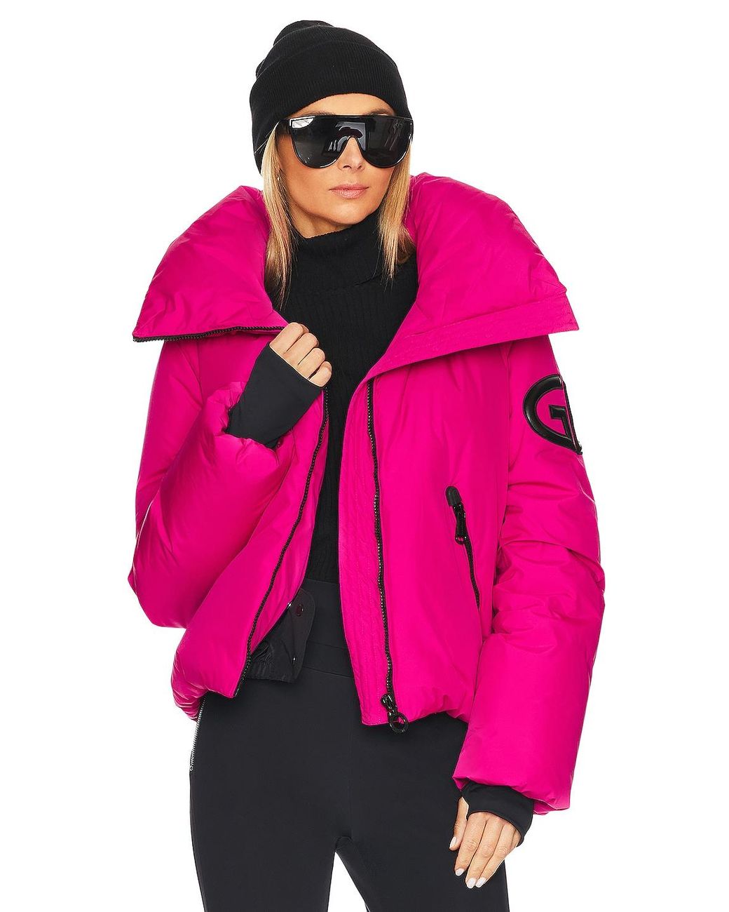 Goldbergh Porter Puffer Jacket in Pink | Lyst