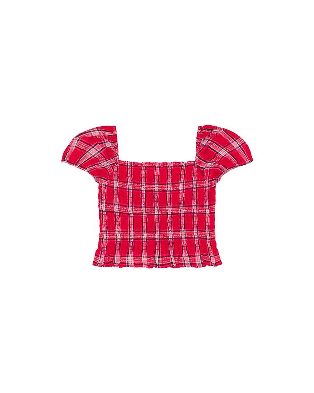 LoveShackFancy Tween Fabielle Top in Red | Lyst UK
