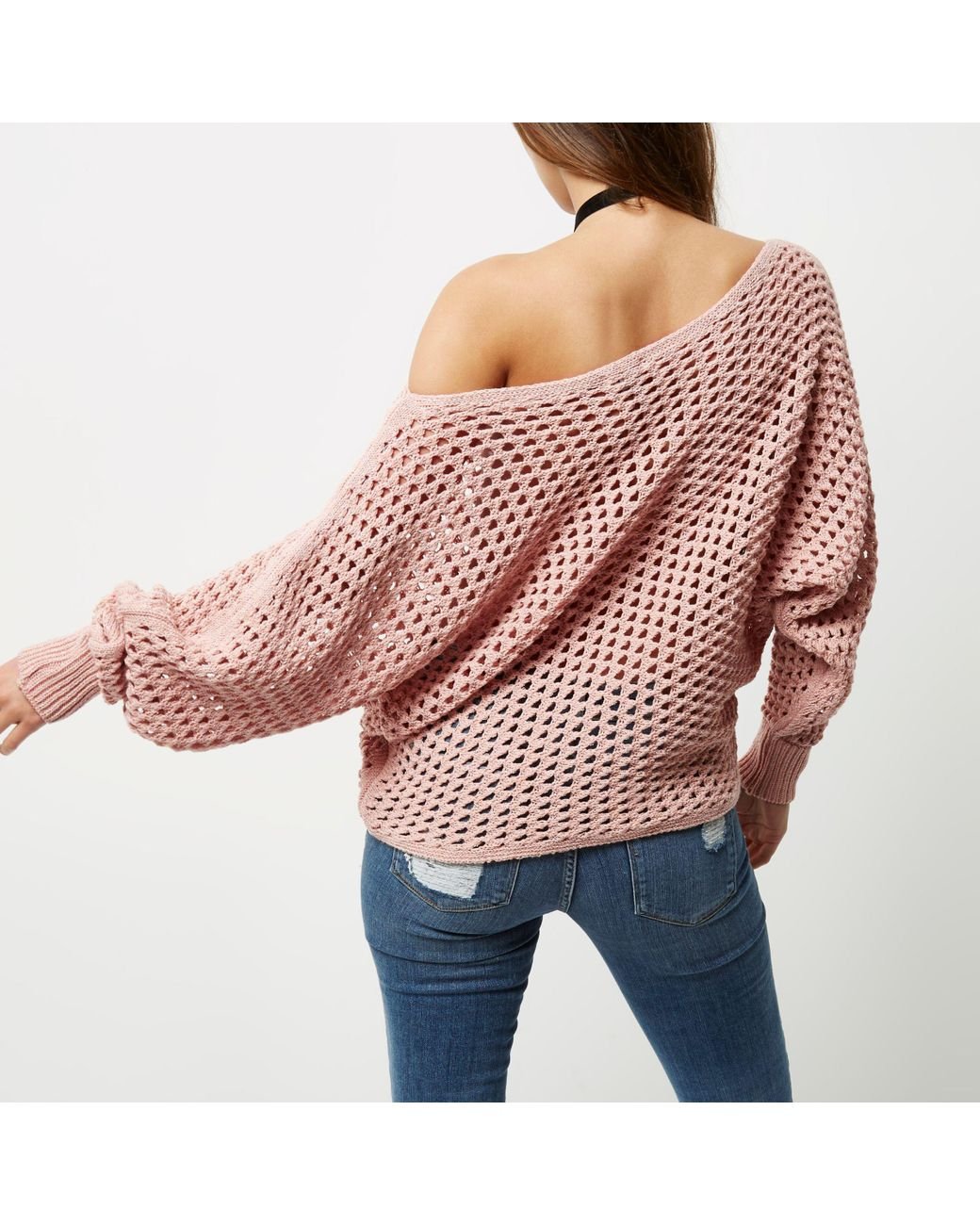 Off The Shoulder Batwing Pattern