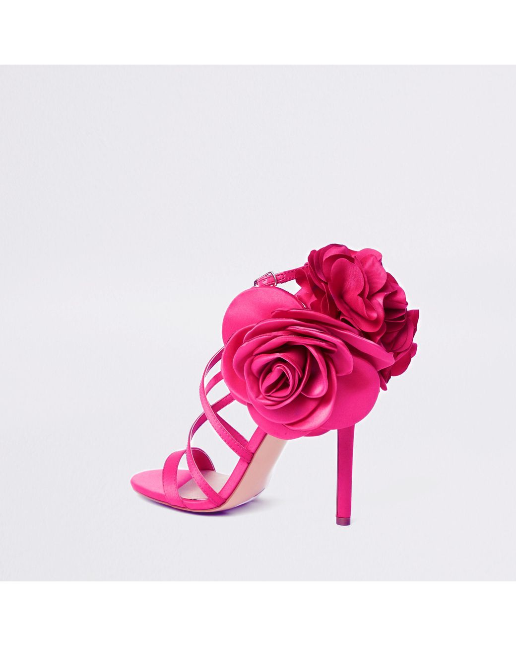 Pink Heels With Flower