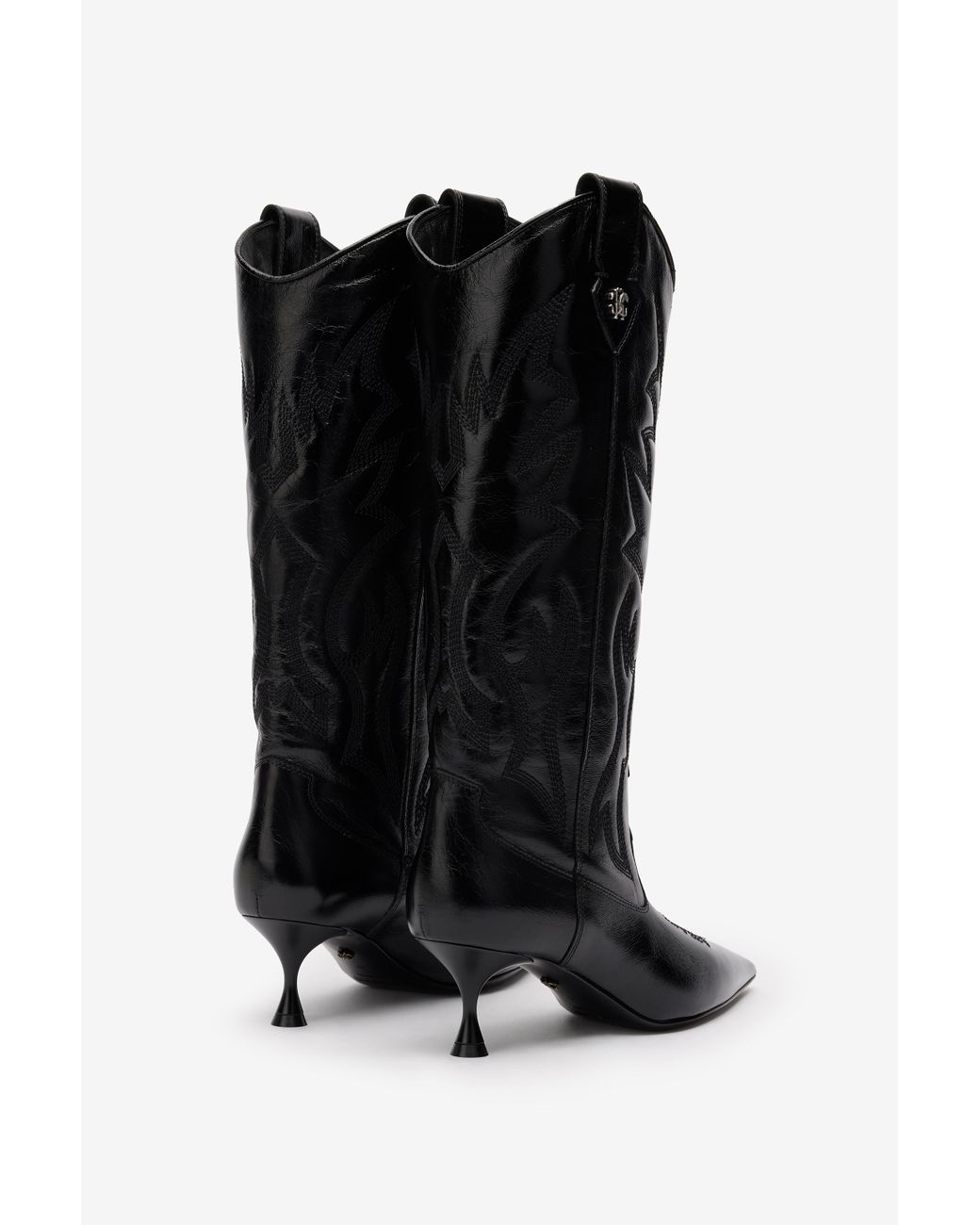 Roberto Cavalli Boots With Quilted Motif in Black | Lyst