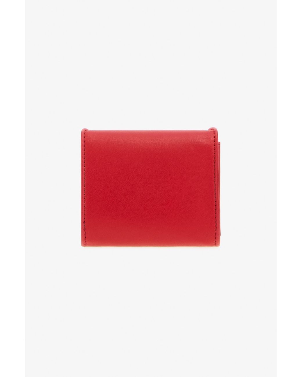 Roberto Cavalli Fang Clasp Card Case in Red | Lyst