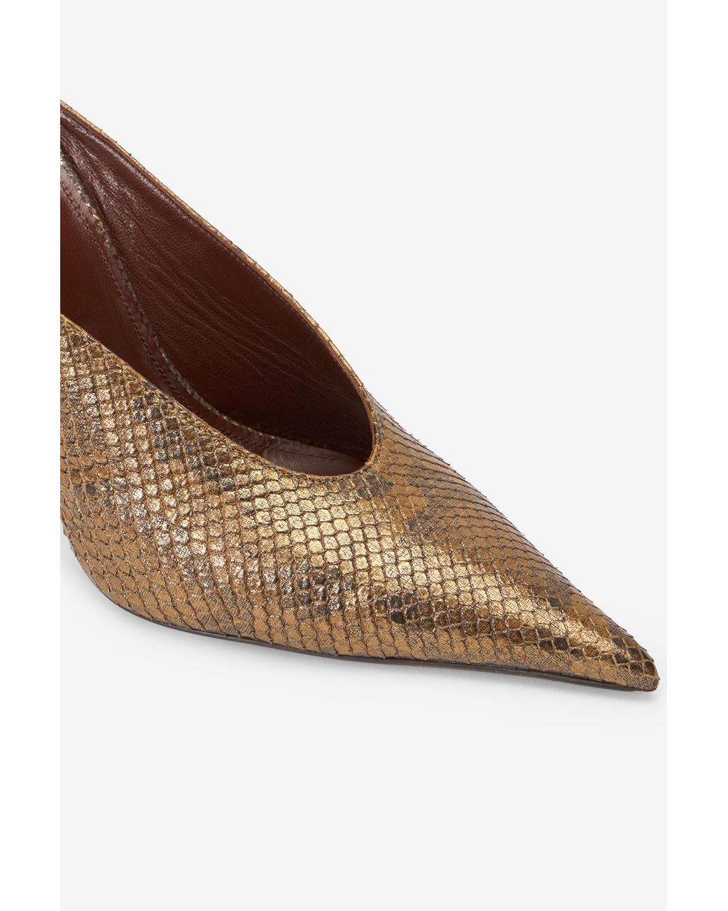 Roberto Cavalli Mules With Python Snake Motif | Lyst UK