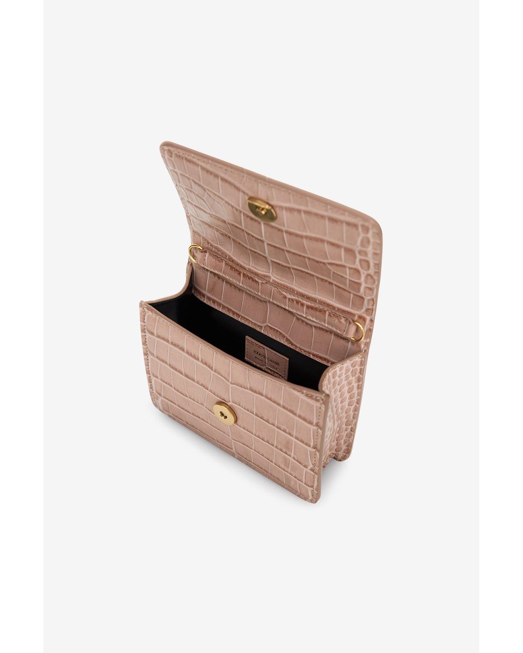 Roberto Cavalli Small Roar Bag in White | Lyst