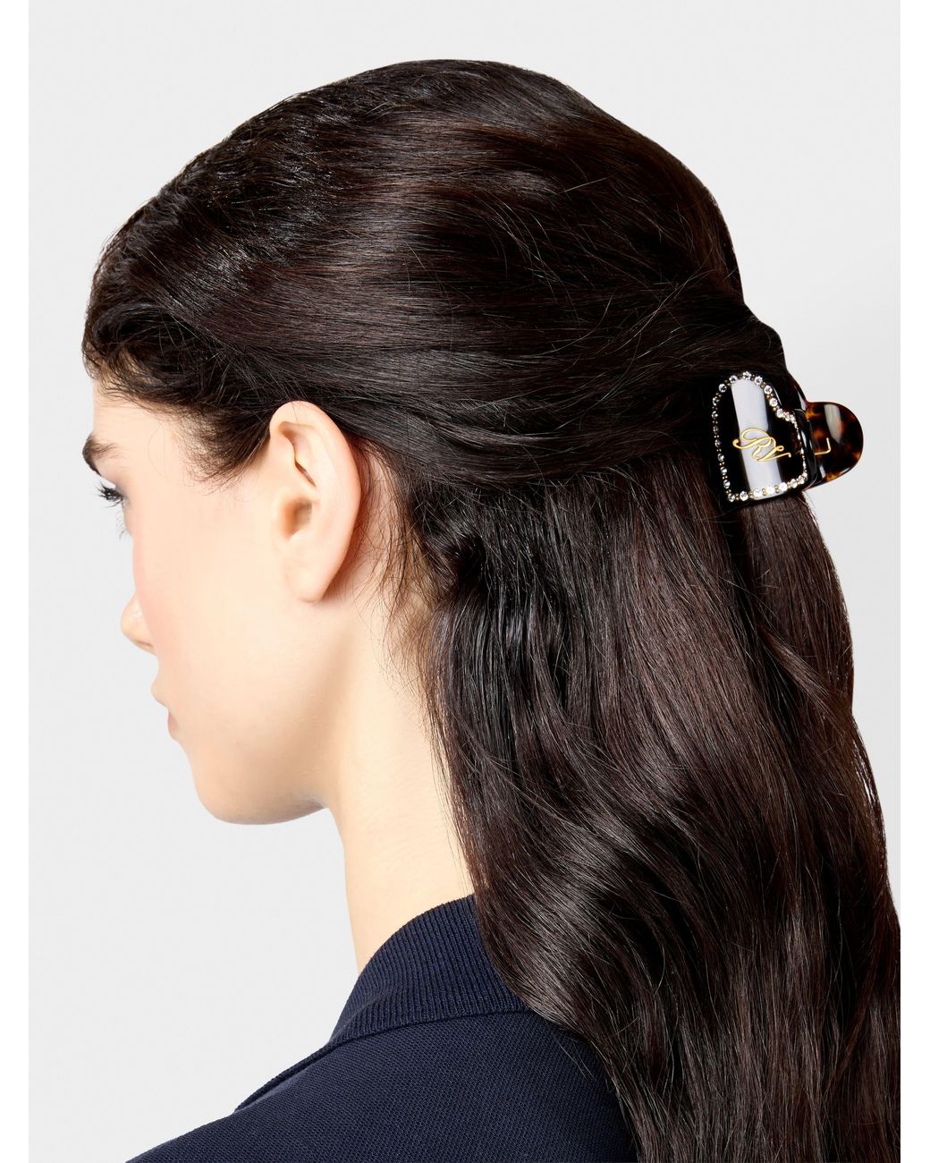 Roger Vivier Hair Clamp in Black | Lyst UK