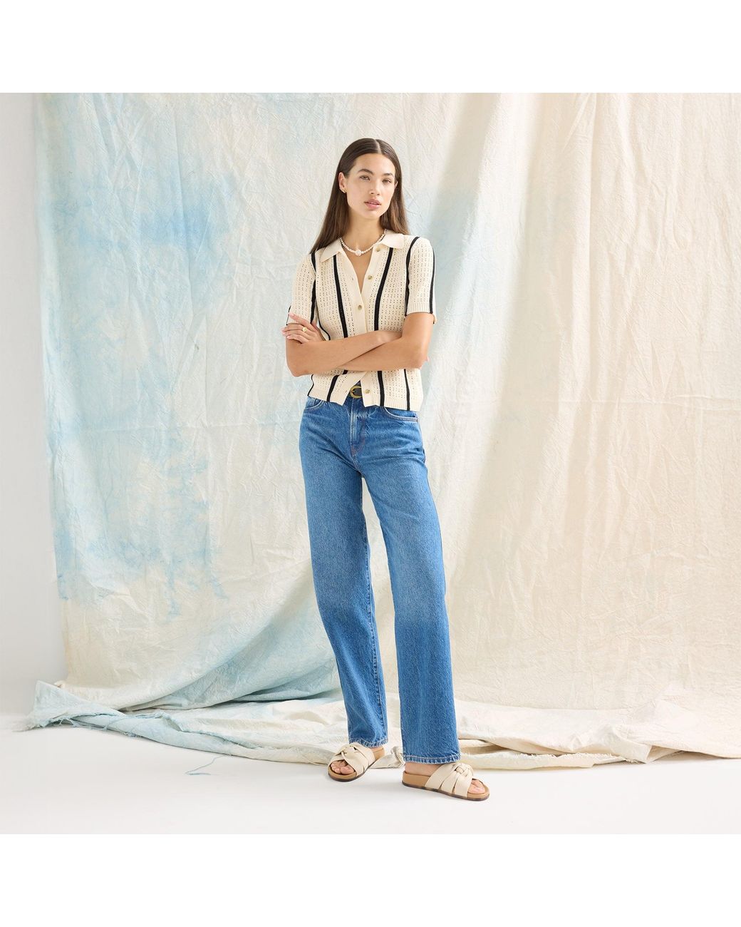Rothy's The Twist Slide in Natural | Lyst
