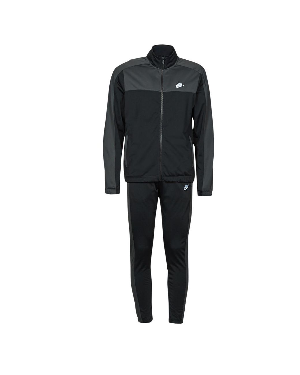 Nike Poly Knit Track Suit Tracksuits in Black for Men | Lyst UK