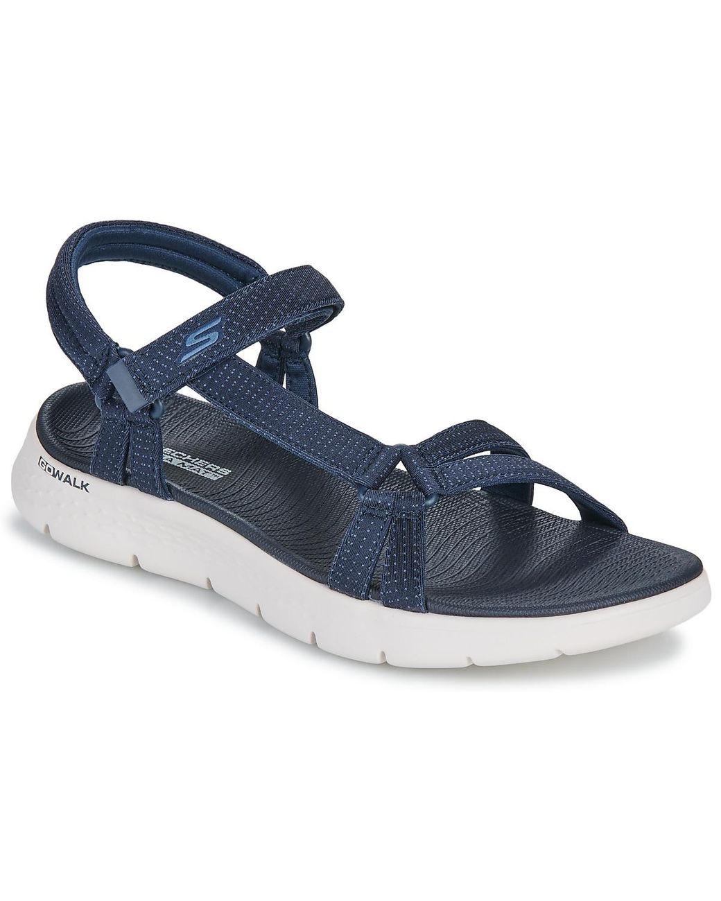 Skechers Flat Sandals Go Walk Flex Sandal - Sublime in Blue | Lyst UK