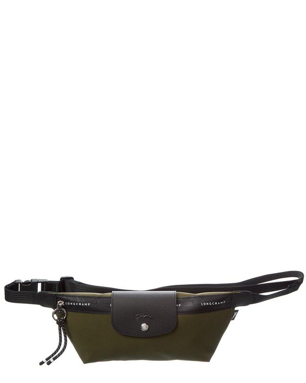Longchamp Le Pliage Energy Medium Canvas Belt Bag in Black | Lyst