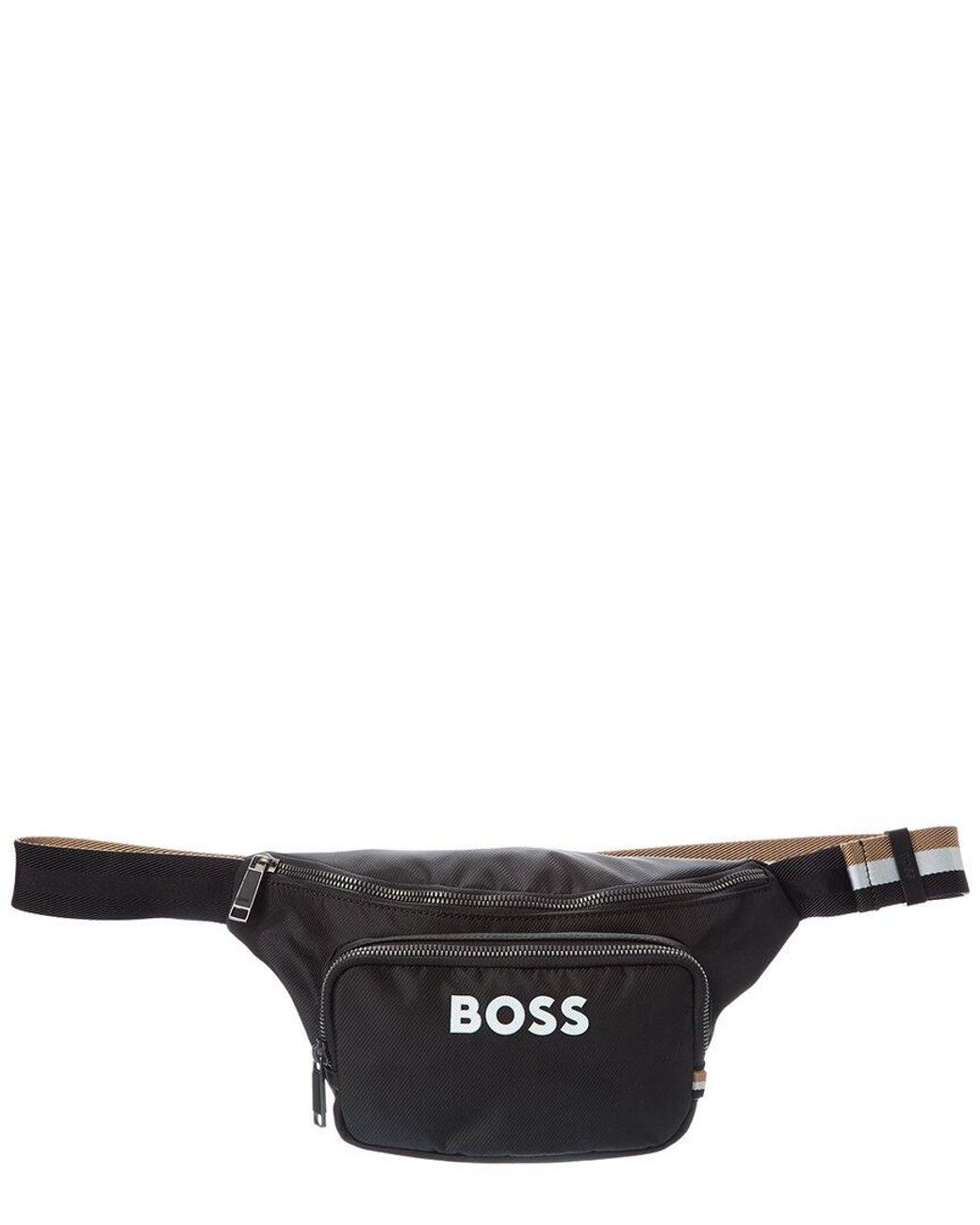 BOSS Catch 3.0 Bumbag in Black for Men | Lyst