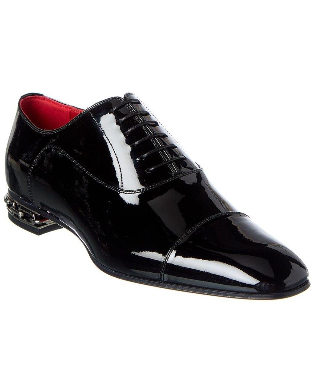 Christian Louboutin Greggy Patent Oxford in Black for Men | Lyst