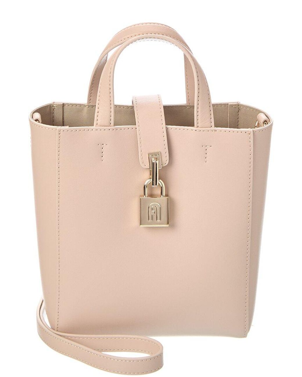 Furla Artemis Mini Vertical Tote in Natural | Lyst