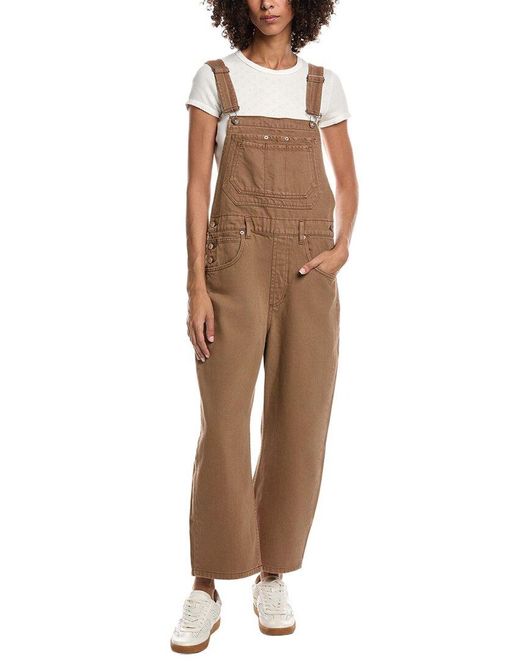 Free People We The Free Deep Trance Overall in Brown | Lyst