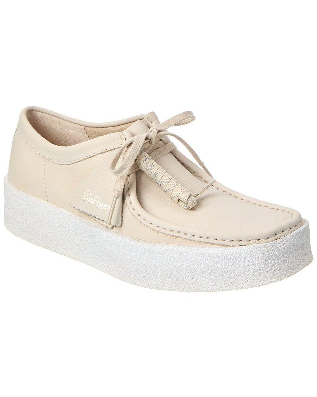 Clarks Originals Wallabee Cup Leather Platform Sneaker in White for Men ...