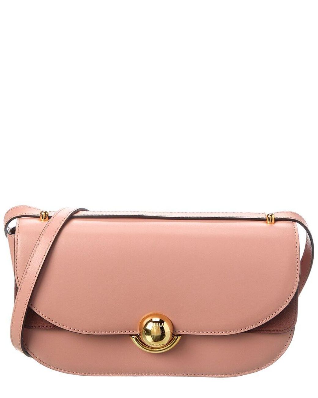 Furla Sfera Small Leather Shoulder Bag in Pink | Lyst