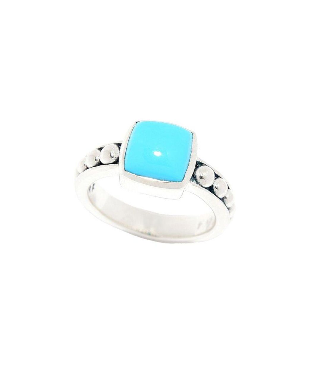 Samuel B. Silver Sleeping Beauty Turquoise Ring in Blue | Lyst