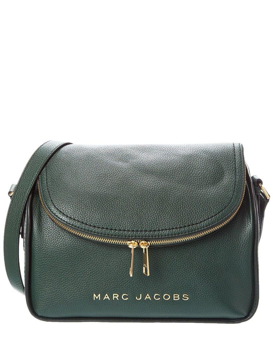 Marc Jacobs Groove Leather Messenger Bag in Green | Lyst