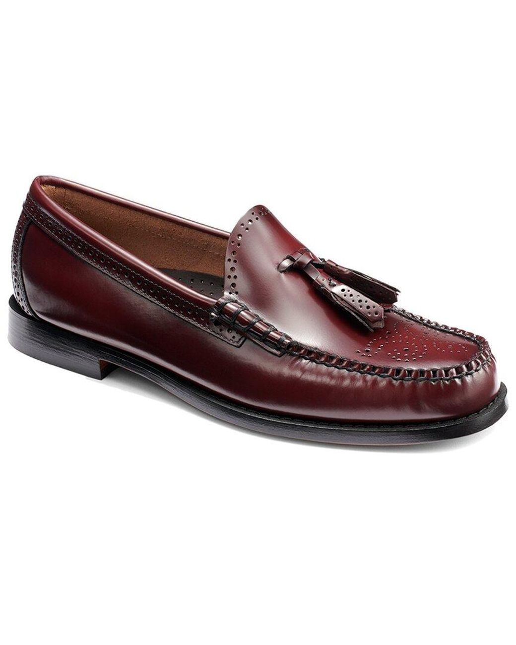 G.H. Bass & Co. Larkin Leather Loafer in Red for Men | Lyst