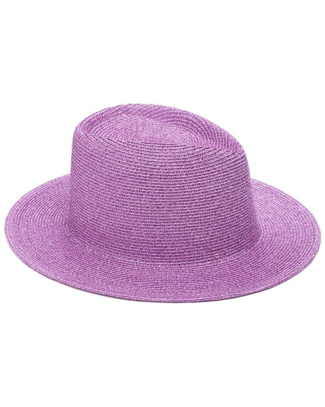 Eugenia Kim Blaine Metallic Straw Hat in Purple | Lyst UK