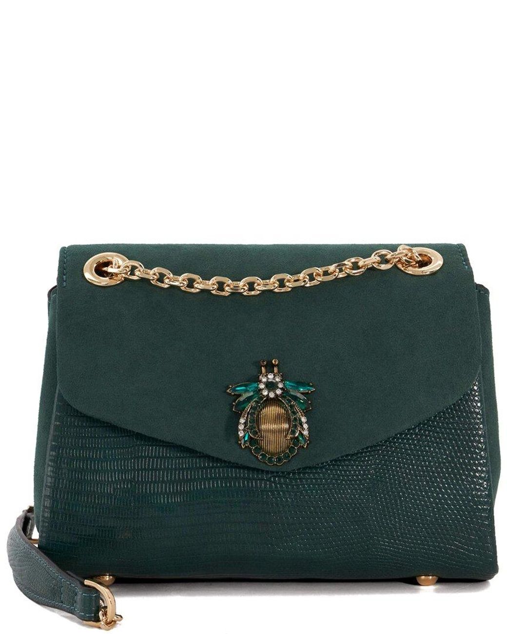 Dune Dusk Shoulder Bag in Green | Lyst UK