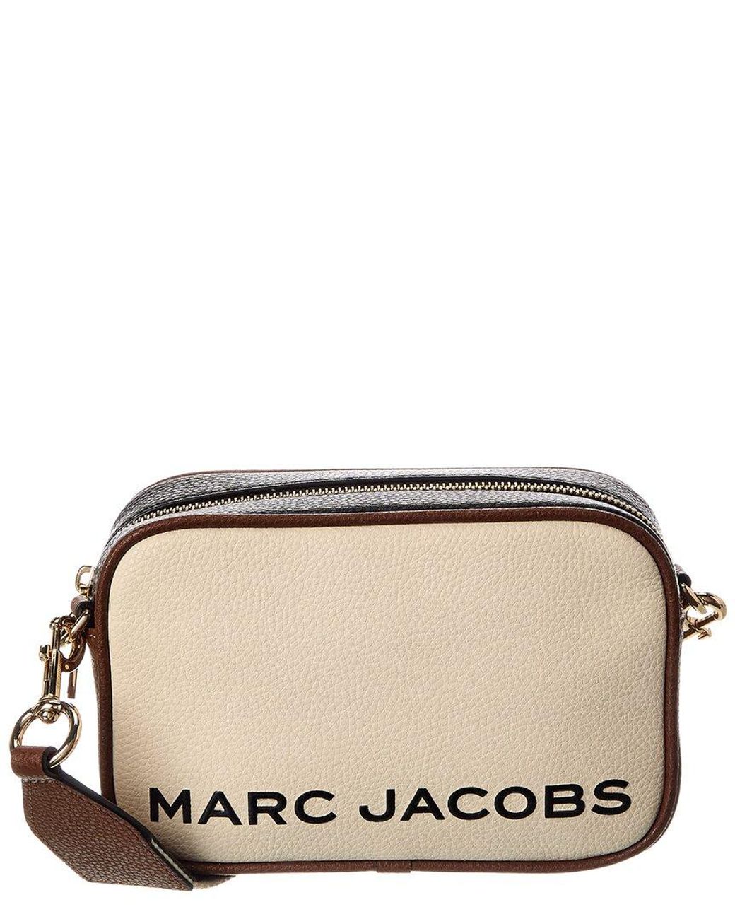 Marc Jacobs Leather Camera Bag in Natural | Lyst UK