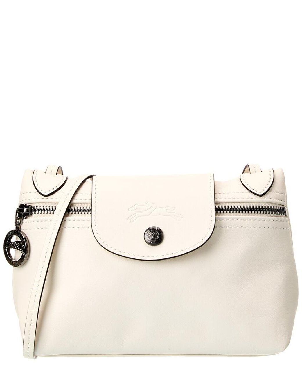 Longchamp Le Pliage Xtra Leather Crossbody in Natural | Lyst