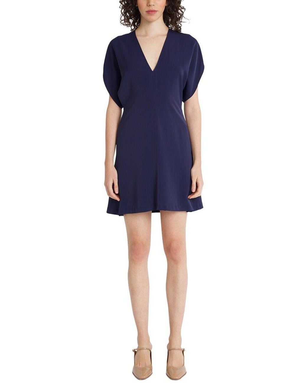 Luxely Jump Dress in Blue | Lyst UK