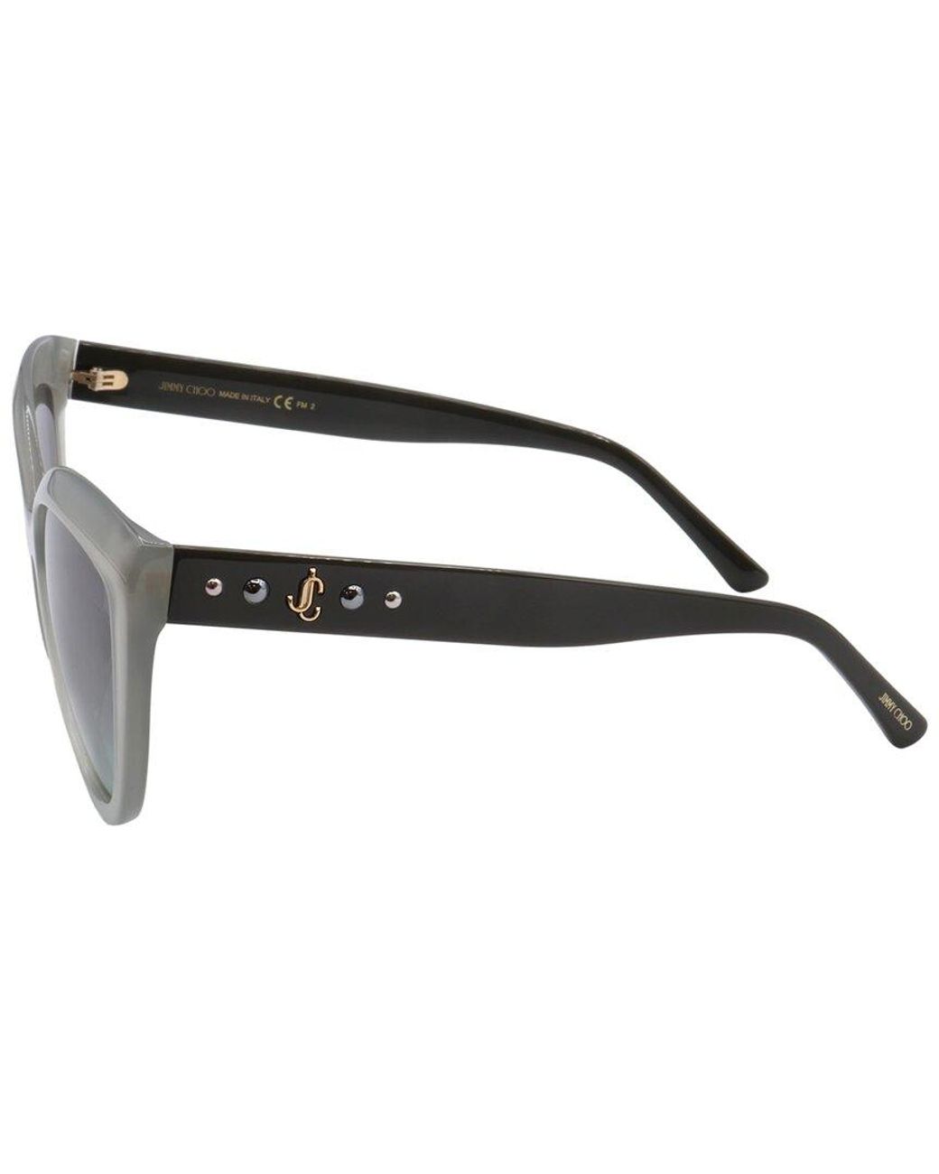 Jimmy Choo Sinnie 57Mm Sunglasses in Grey | Lyst UK