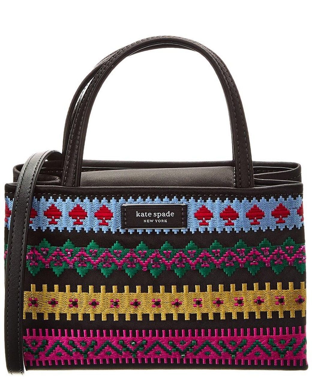 Kate Spade Sam Icon Mini Leather Tote in Blue | Lyst