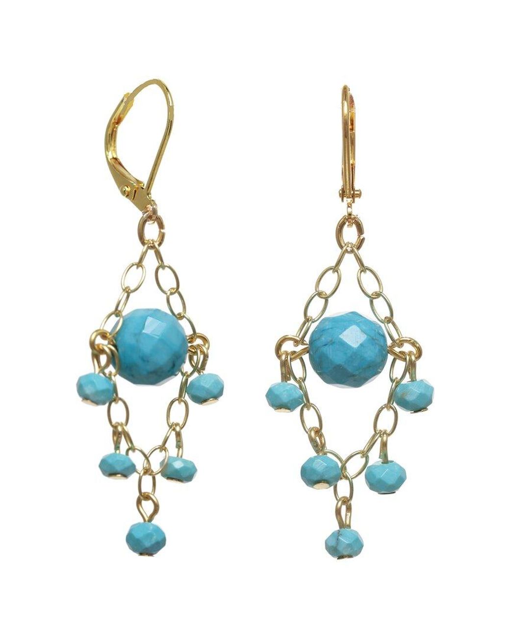 Rachel Reinhardt Jewelry 14K Over Chandelier Earrings in Blue | Lyst