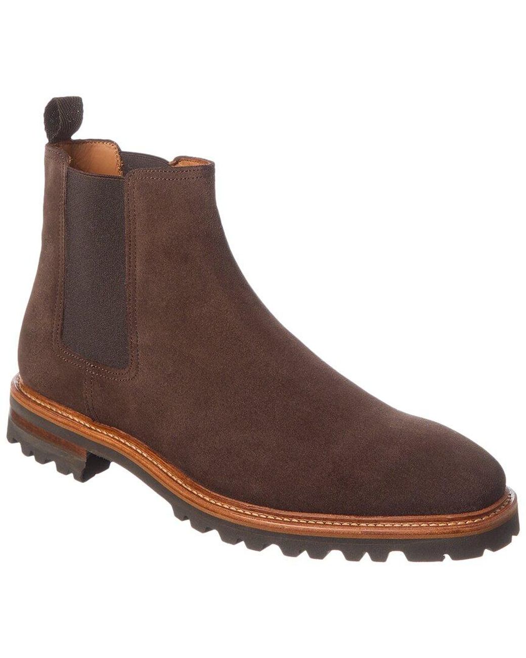 Aquatalia Leighton Weatherproof Suede Boot in Brown for Men | Lyst