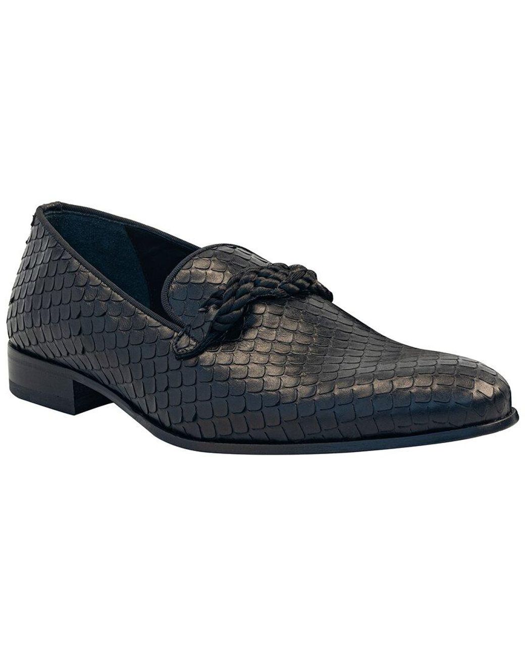 Mezlan Leather Loafer in Blue for Men | Lyst