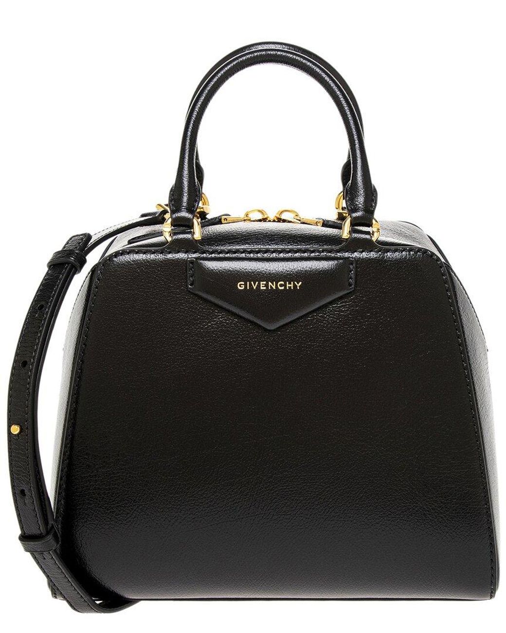 Givenchy Antigona Cube Mini Leather Bag in Black | Lyst
