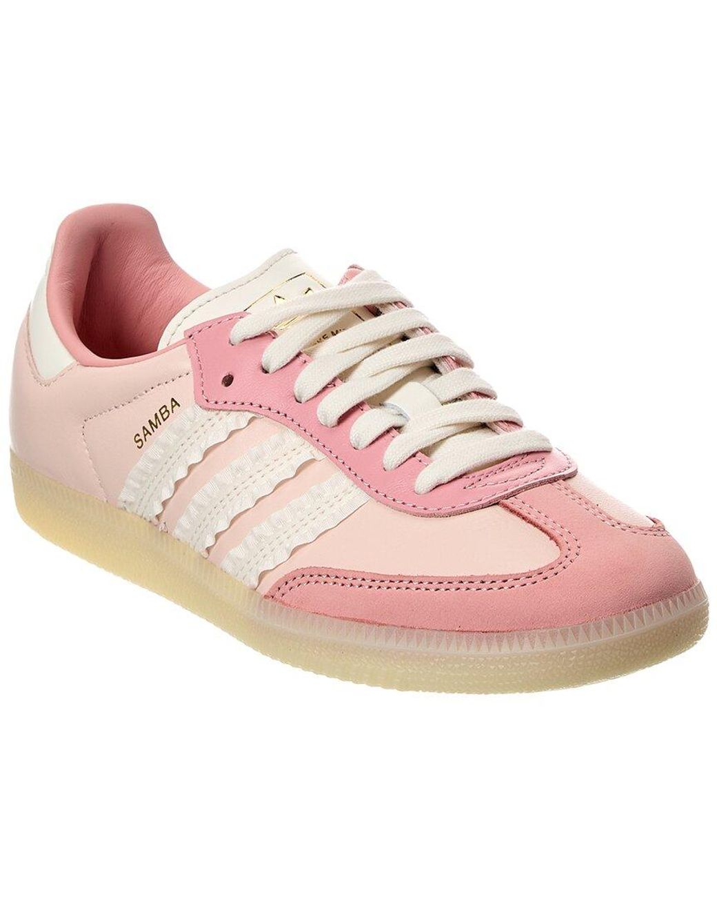 adidas Samba Og Leather Sneaker in Pink | Lyst