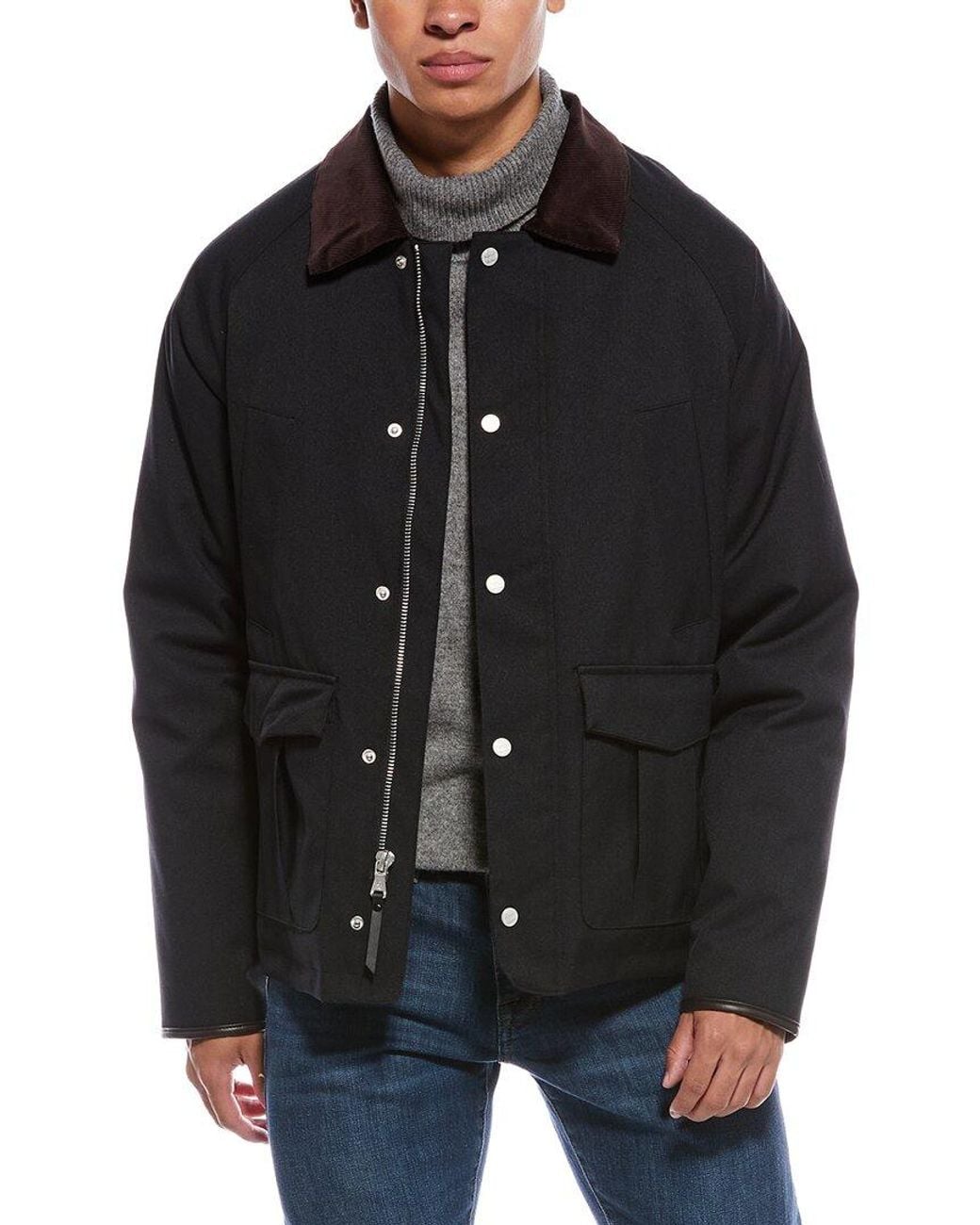 Robert Graham Field Jacket in Black for Men | Lyst