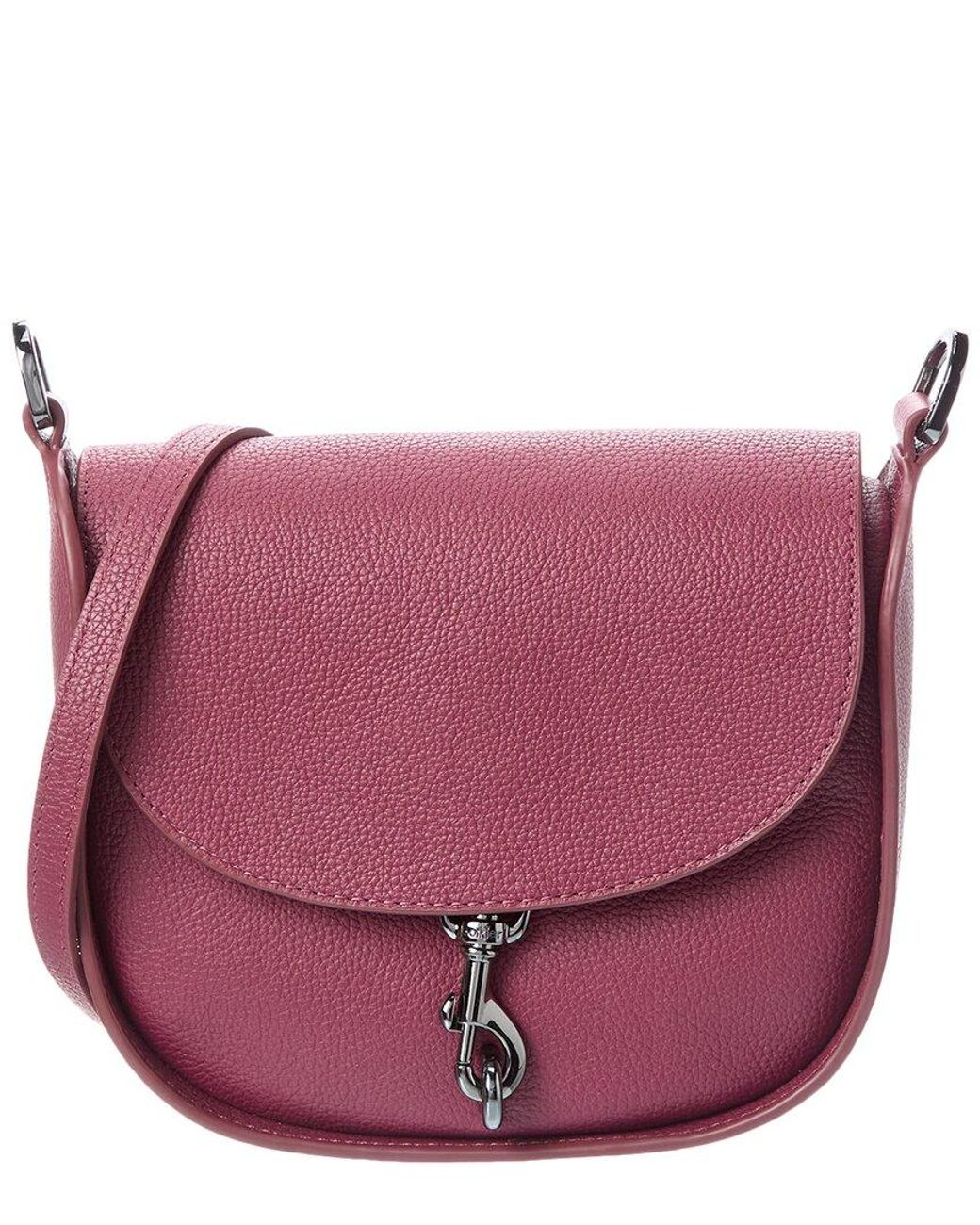 Botkier Trigger Leather Saddle Bag in Purple | Lyst
