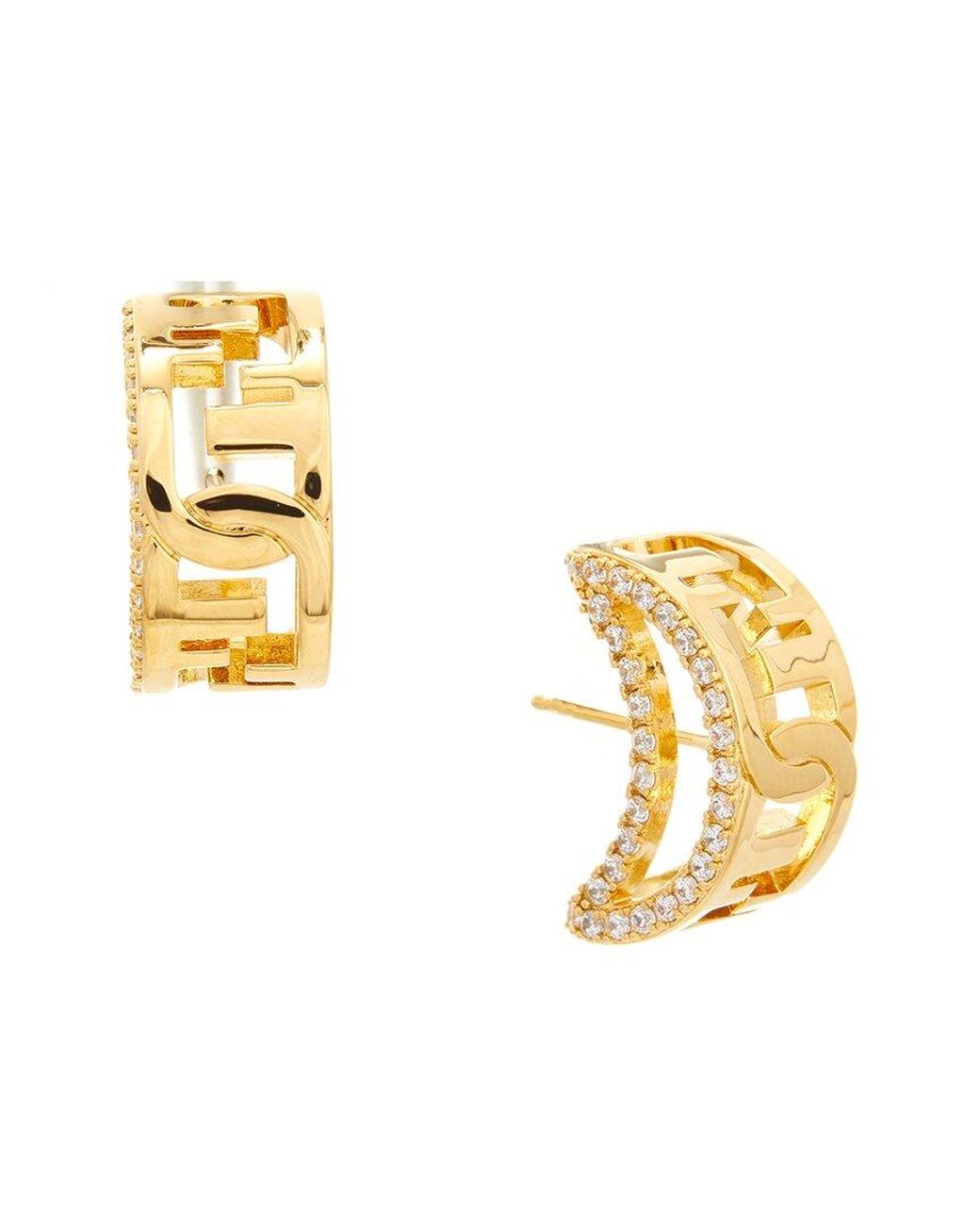 Fendi O'Lock Earrings in Metallic | Lyst