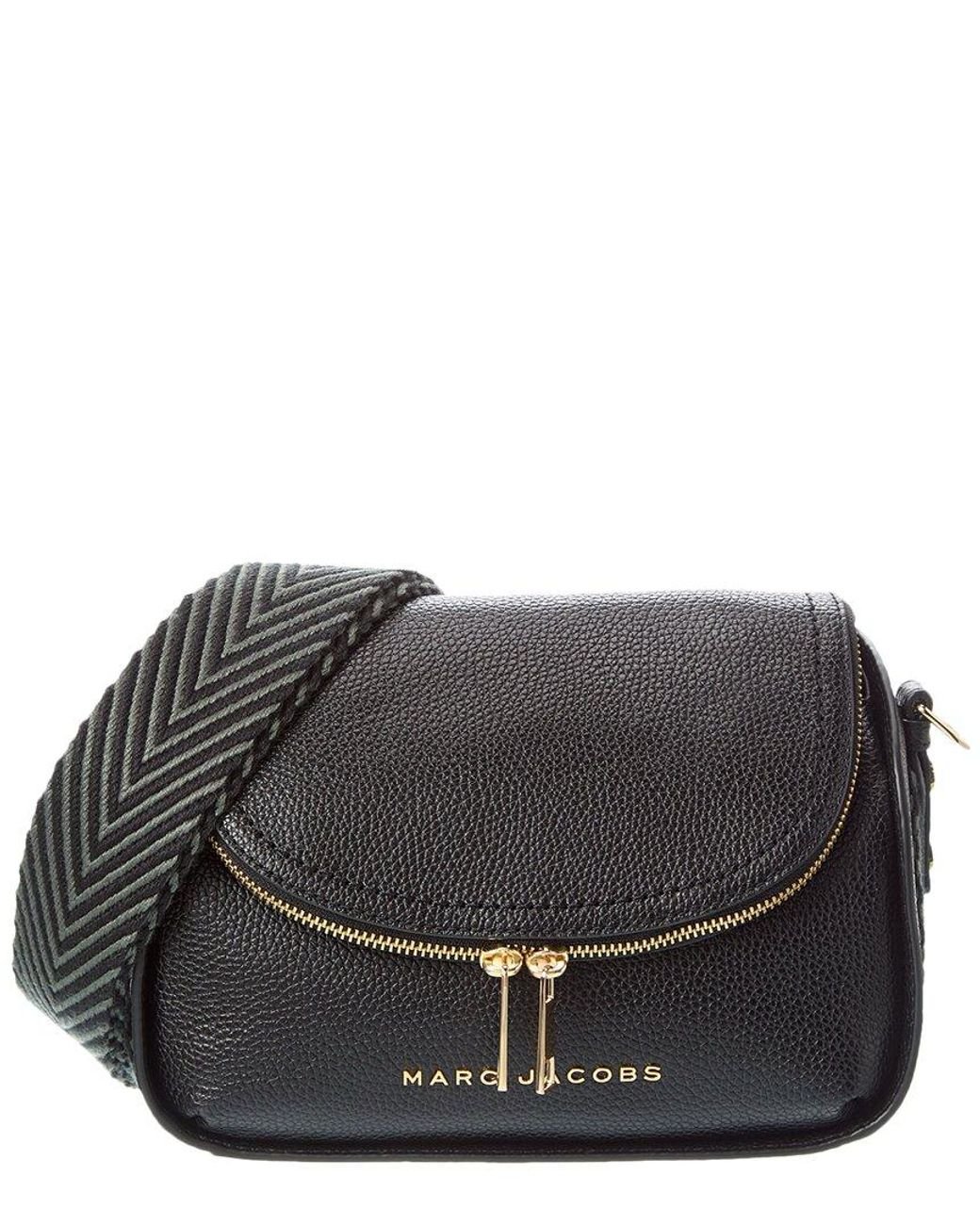Marc Jacobs Groove 2.0 Mini Leather Messenger in Black | Lyst