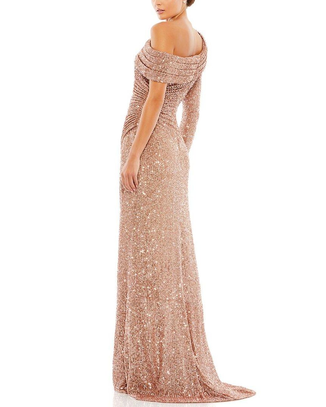 Mac Duggal Maxi Dress in Orange | Lyst