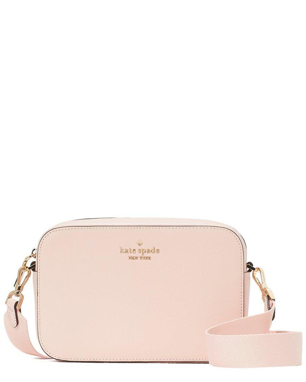 Kate Spade Madison Saffiano Leather Mini Camera Bag in Pink | Lyst UK