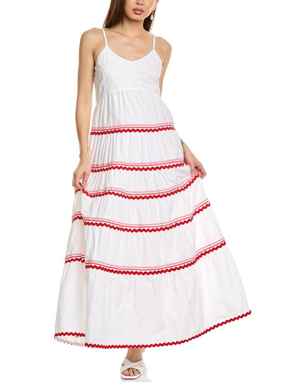 FLORA BEA NYC Davie Maxi Dress in White | Lyst