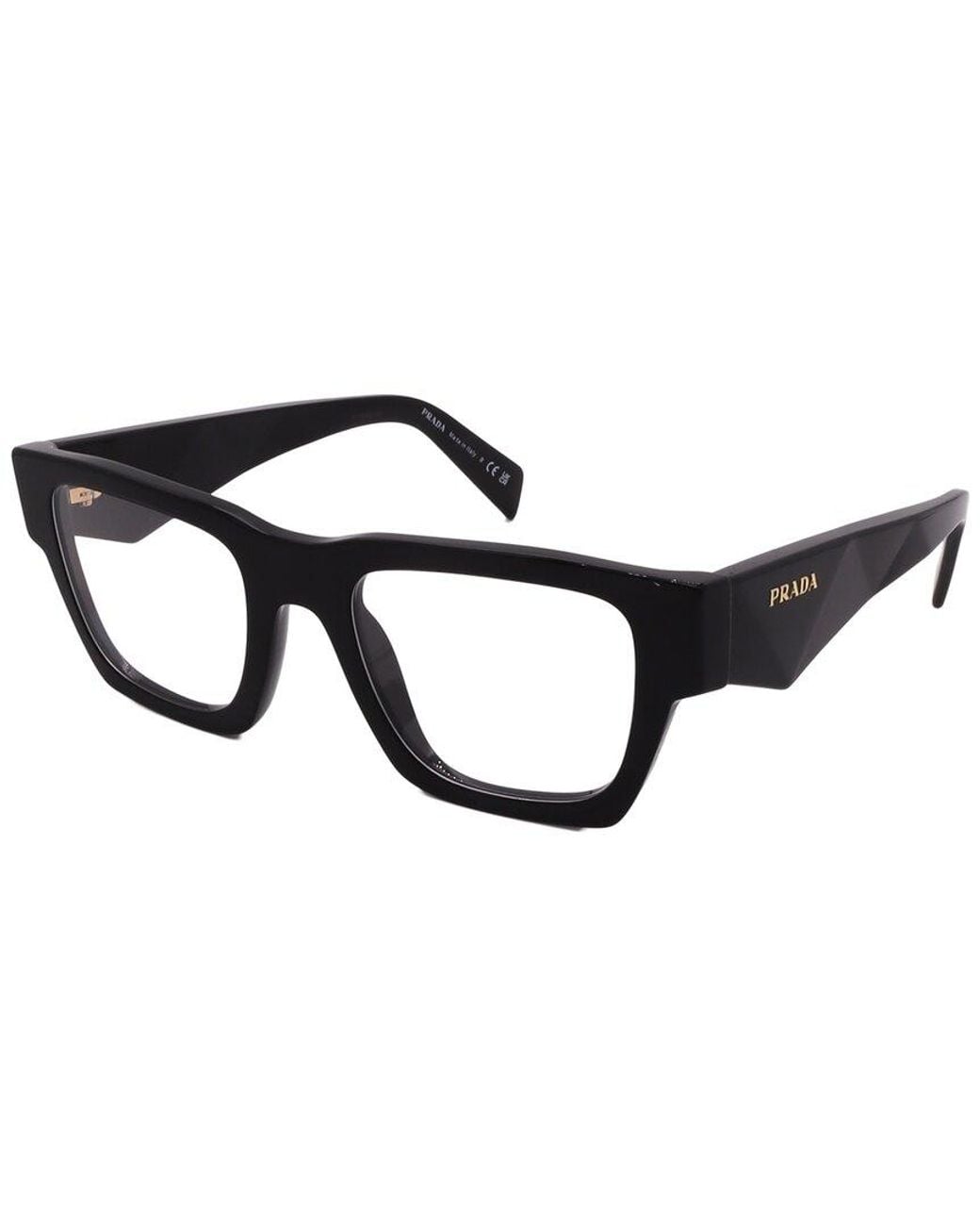 Prada Pr A06S 50Mm Optical Frames in Black for Men | Lyst